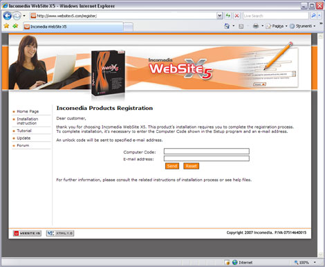 Incomedia WebSite X5